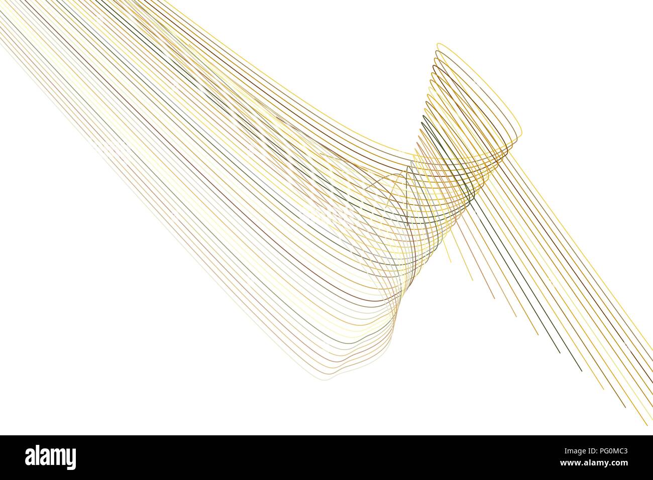 Abstract Colored Geometric Line And Curve Pattern Good For Web Page