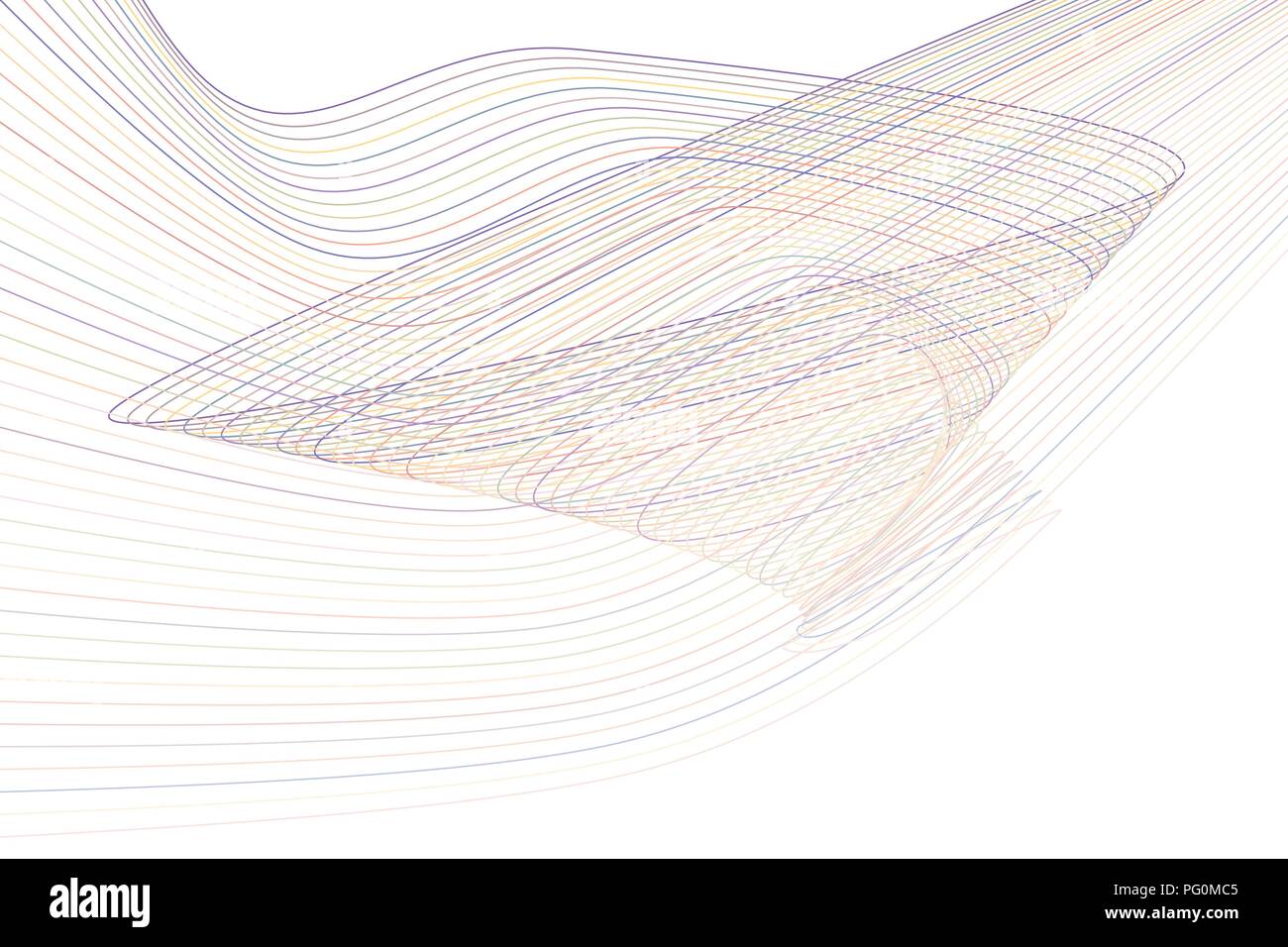 Abstract Colored Geometric Line And Curve Pattern Good For Web Page Wallpaper Graphic Design