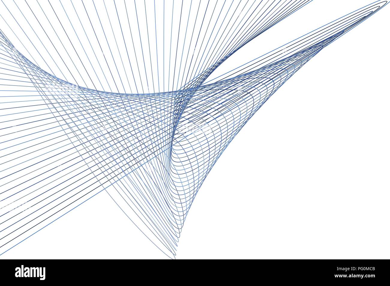Shape Of Line And Curve Abstract Geometric Background Pattern Vector