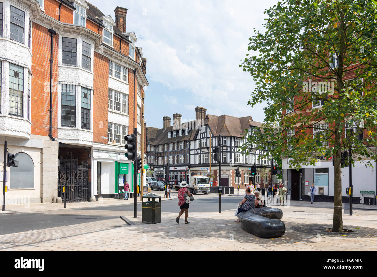 Market Square, High Street, Bromley, London Borough of Bromley, Greater ...
