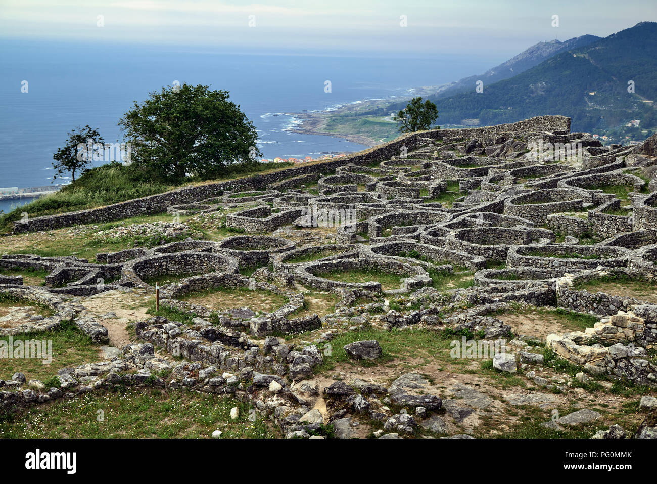Celtic settlement of Castro de Santa Tecla, 1st century BC, La Guardia ...