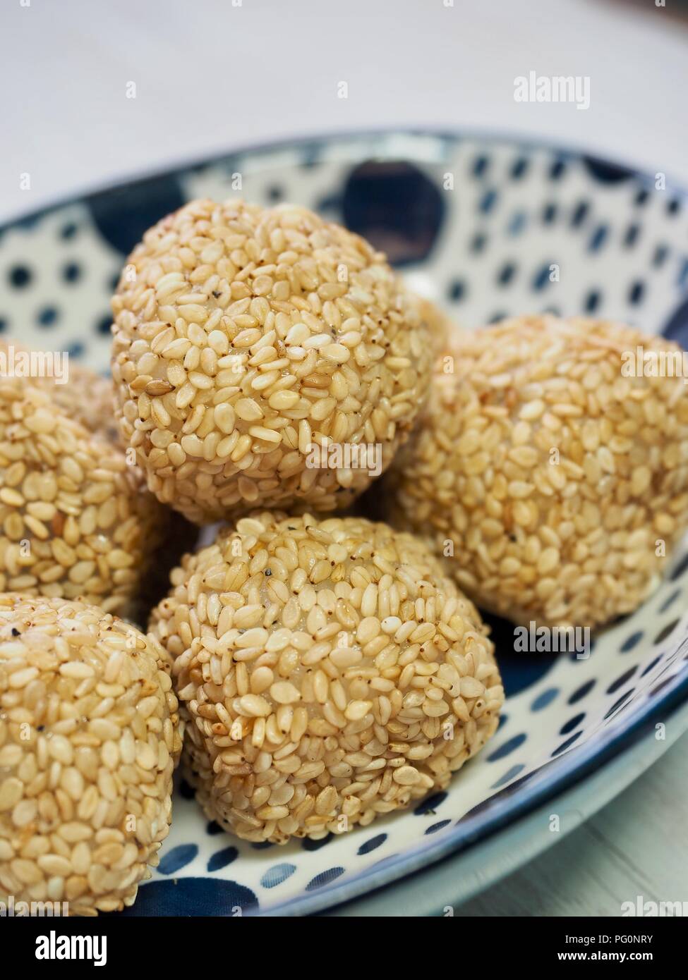Fried glutinous rice balls hi-res stock photography and images - Alamy