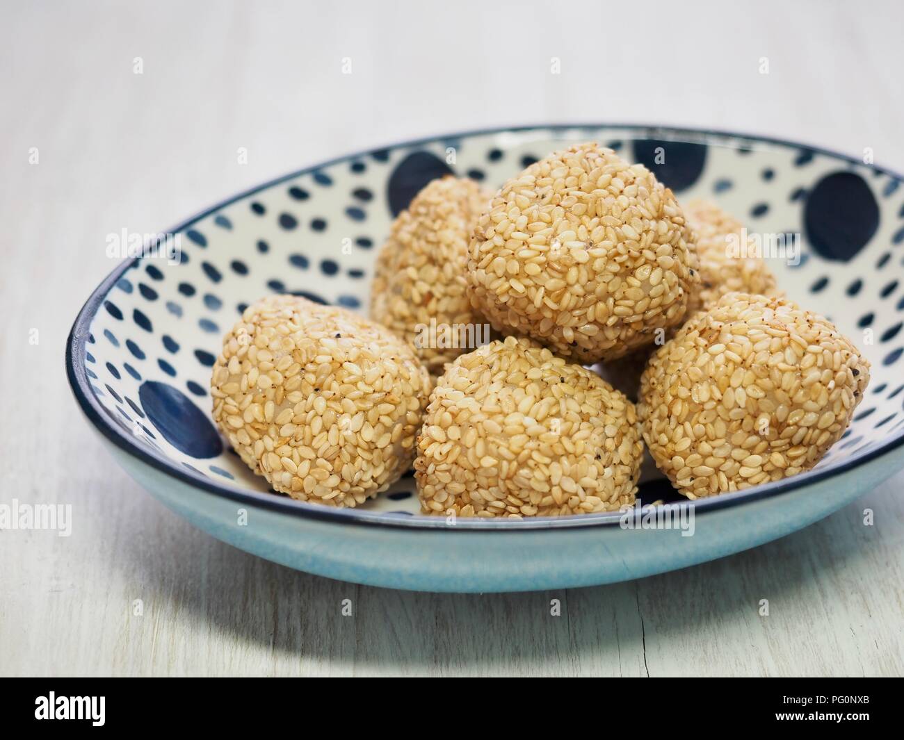 Fried glutinous rice balls hi-res stock photography and images - Alamy