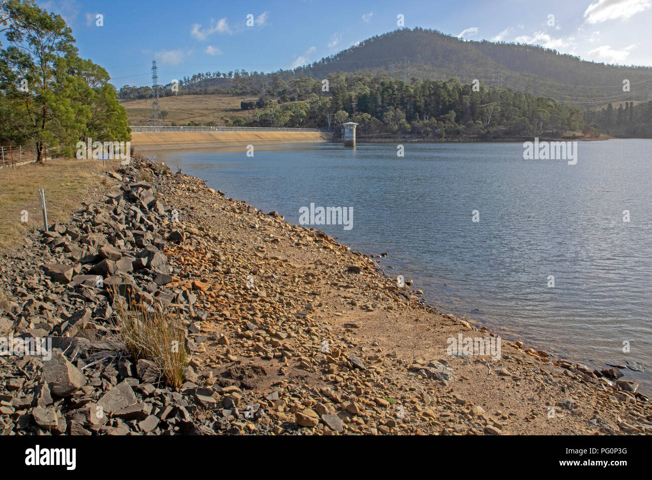 Risdon Brook Reservoir Stock Photo - Alamy
