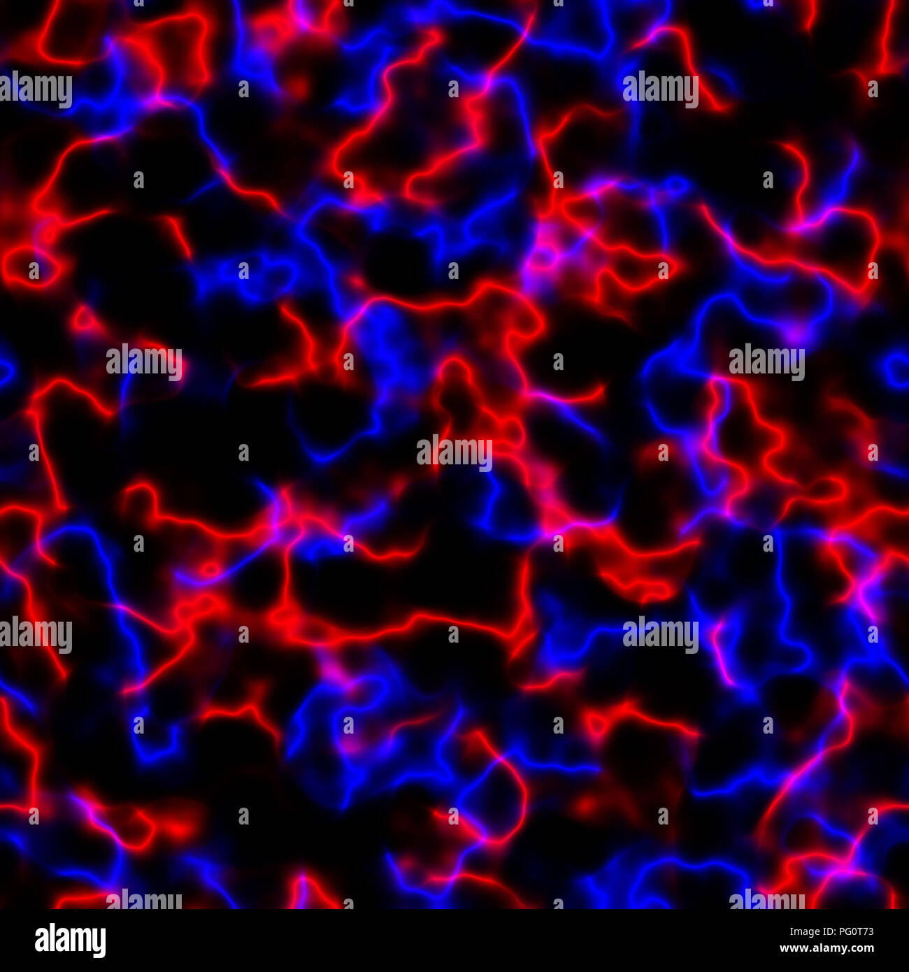 Plasma clouds pattern with red and blue arcs seamless tile illustration ...