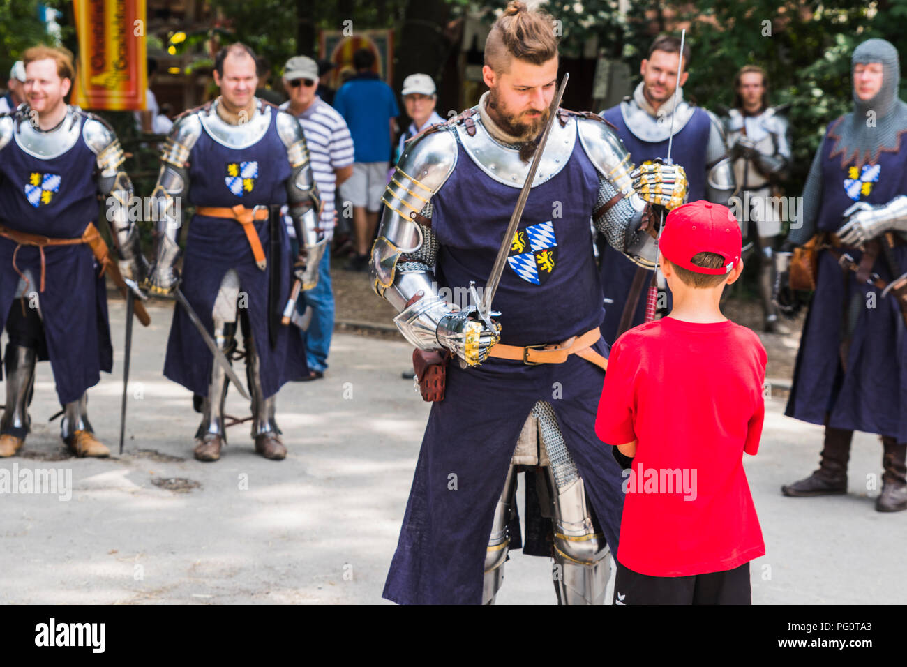 Medieval tournament with knights, performances, shows, food and drink ...
