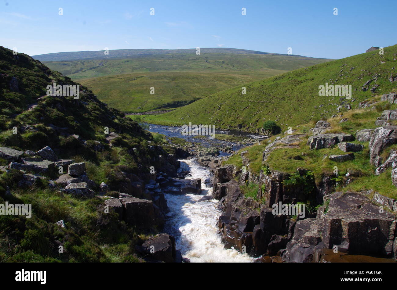 Cauldron Snout waterfall @ River Tees. John o' groats (Duncansby head ...
