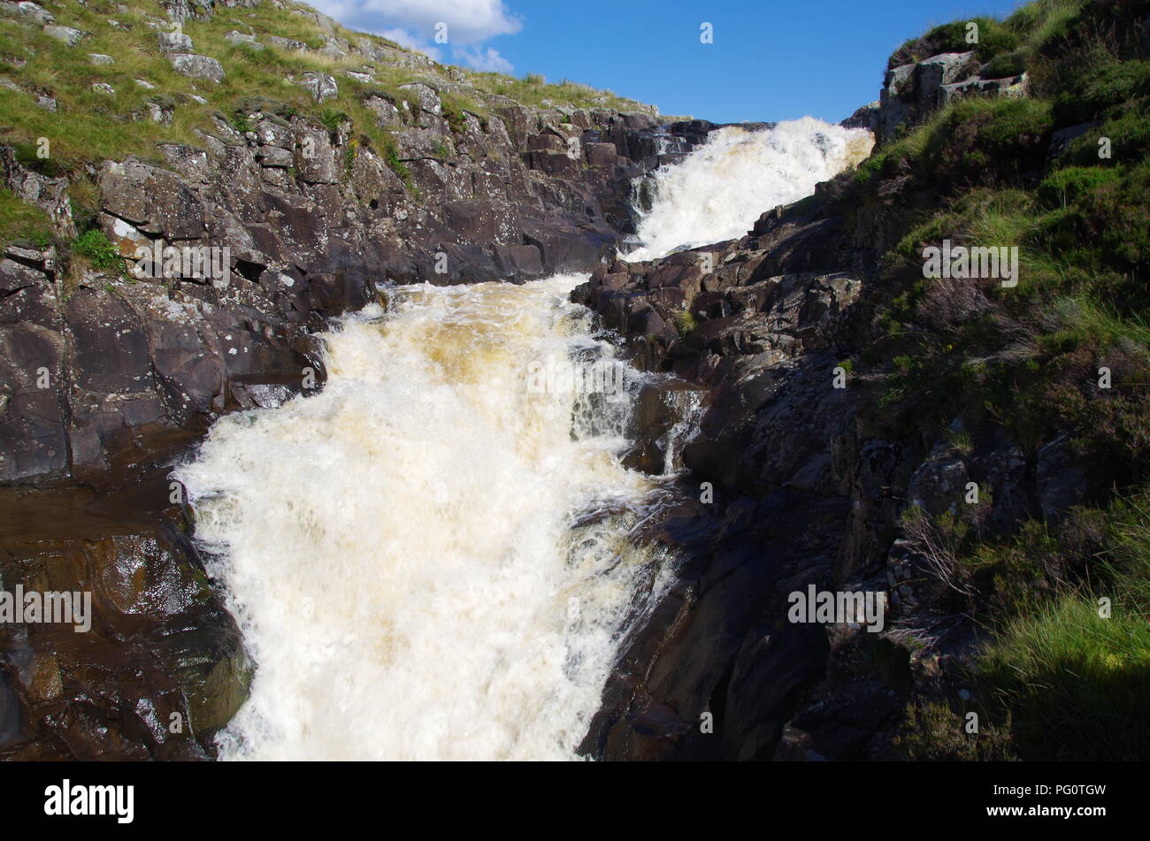 Cauldron Snout waterfall @ River Tees. John o' groats (Duncansby head ...