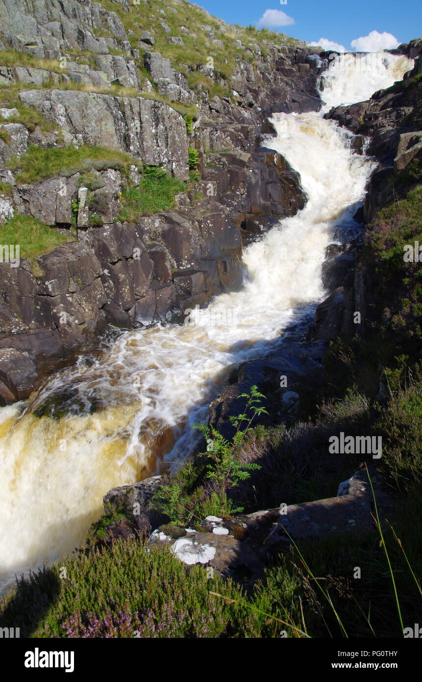 Cauldron Snout waterfall @ River Tees. John o' groats (Duncansby head ...