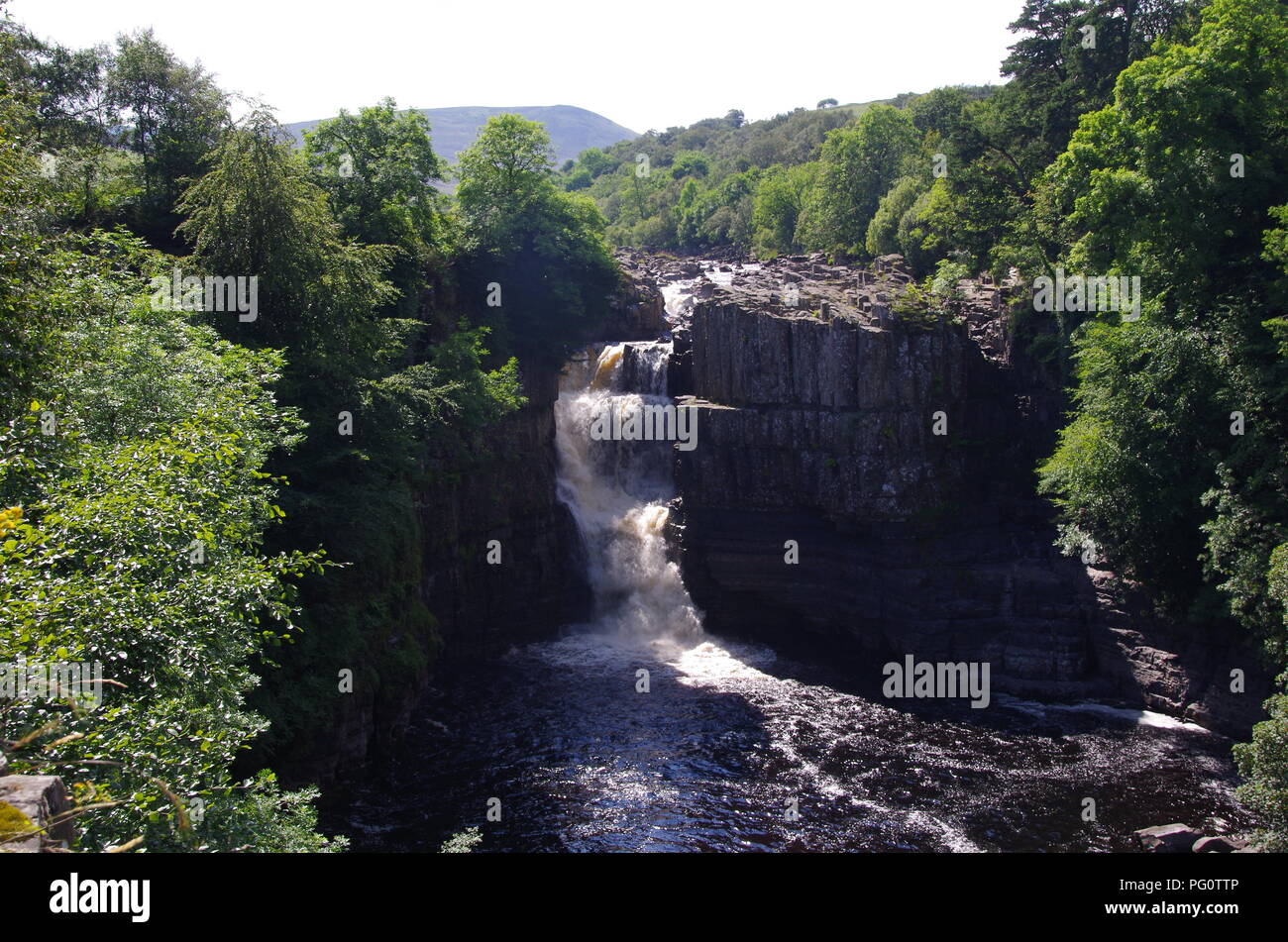 High Force waterfall @ River Tees. John o' groats (Duncansby head) to ...