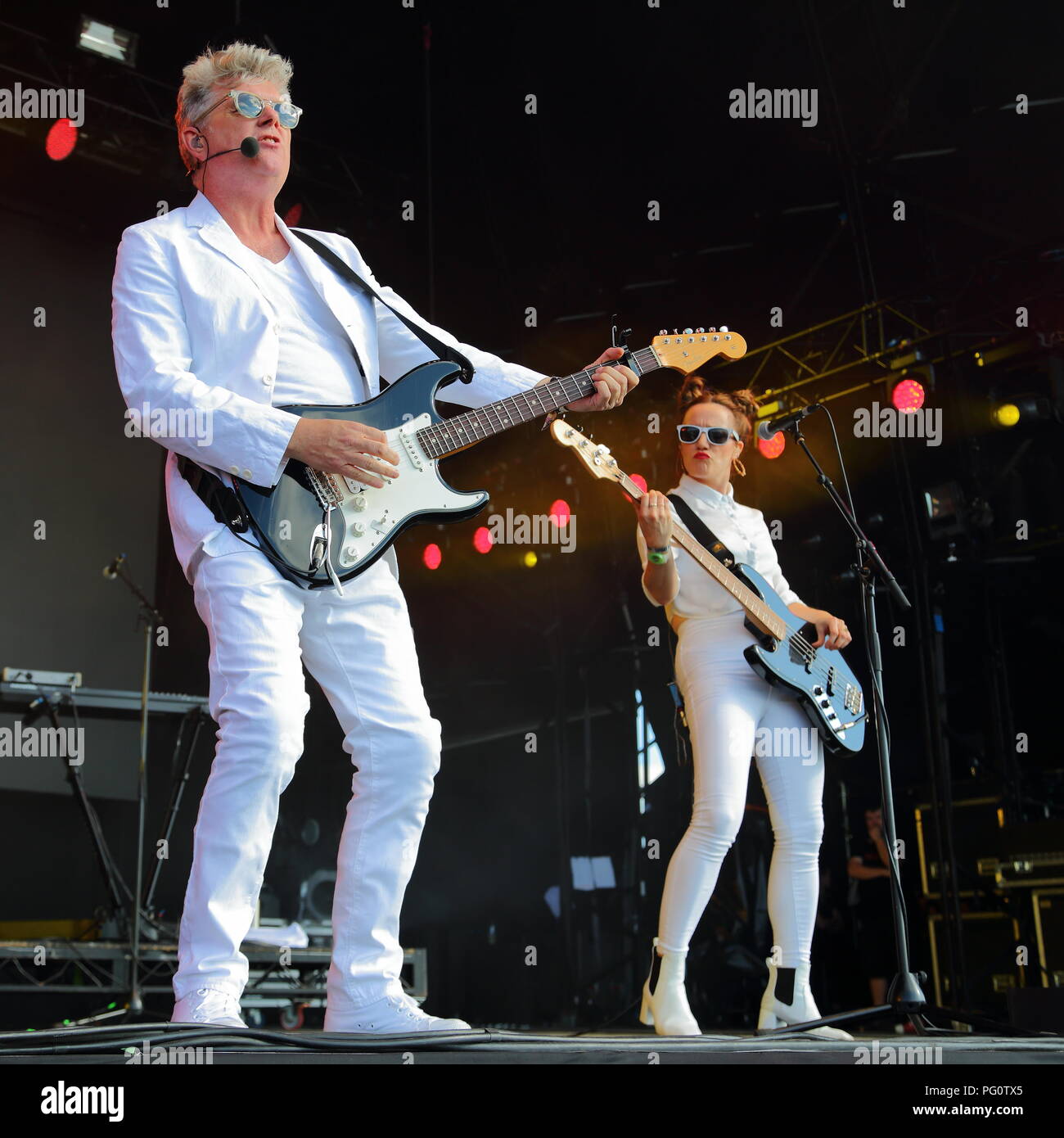 Tom Bailey at the Rewind Festival South 2018 in Henley-on-Thames, UK ...