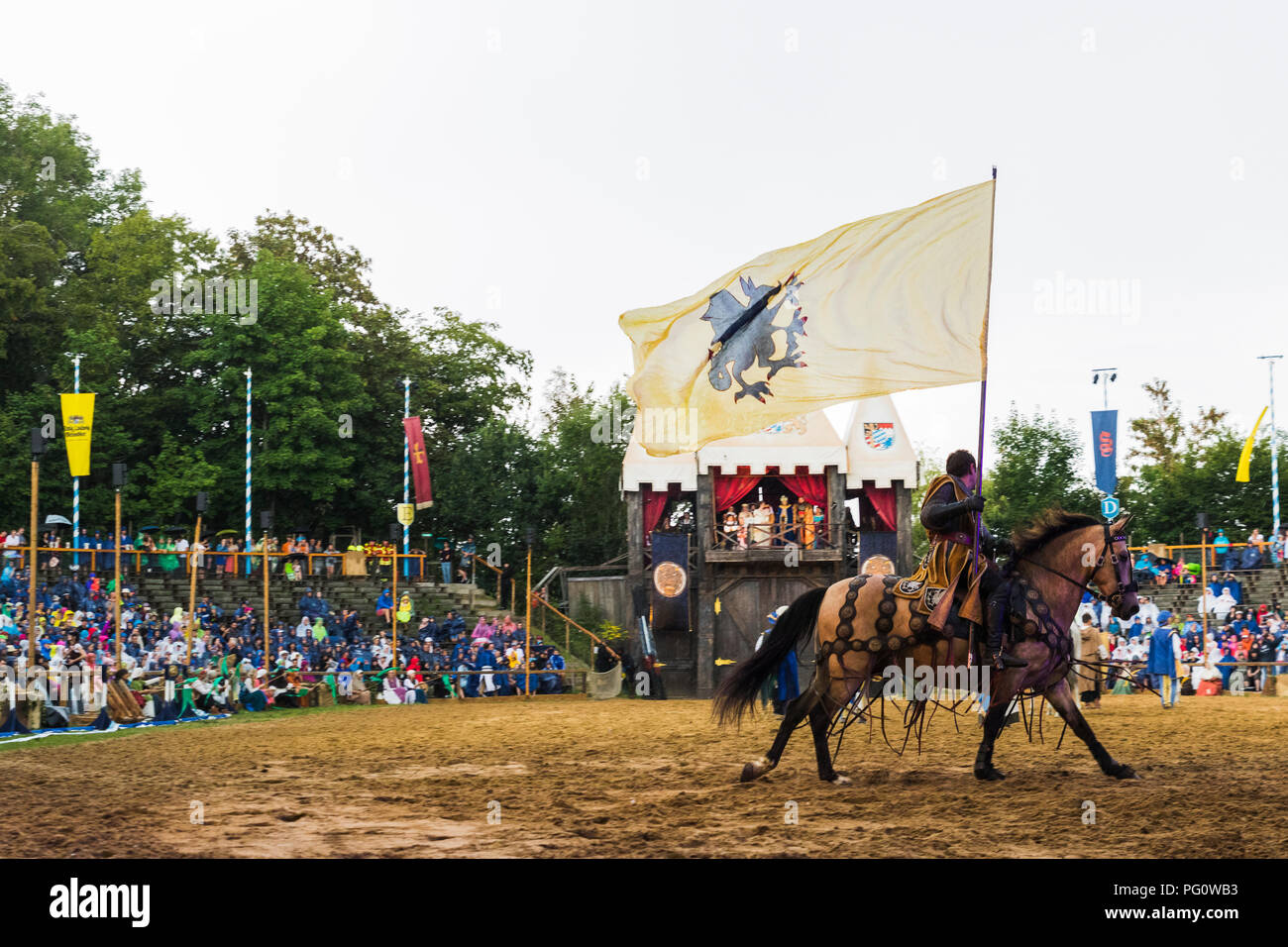 Medieval tournament with knights, performances, shows, food and drink ...