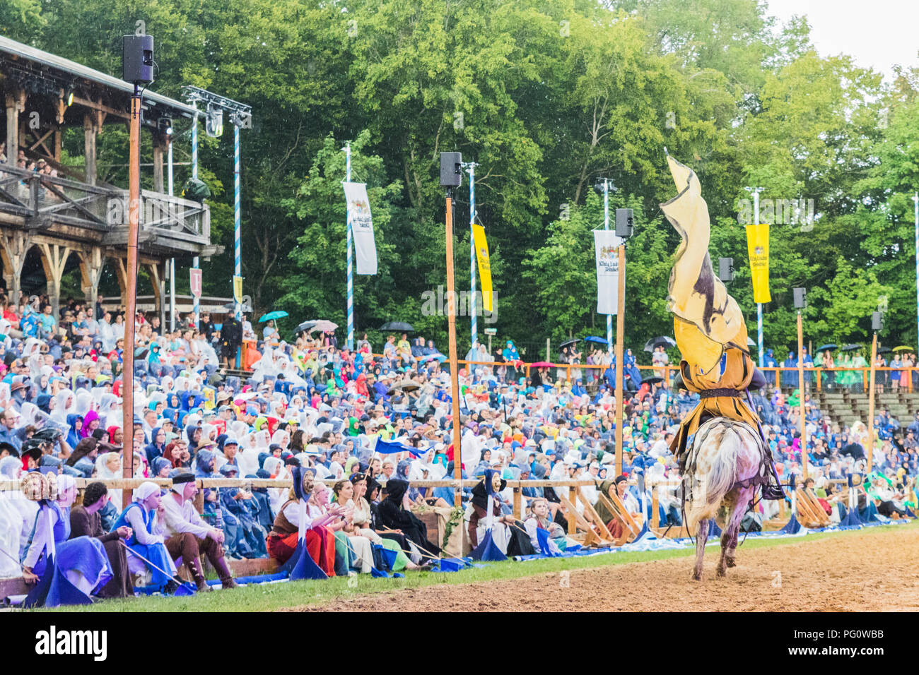 Medieval tournament with knights, performances, shows, food and drink ...