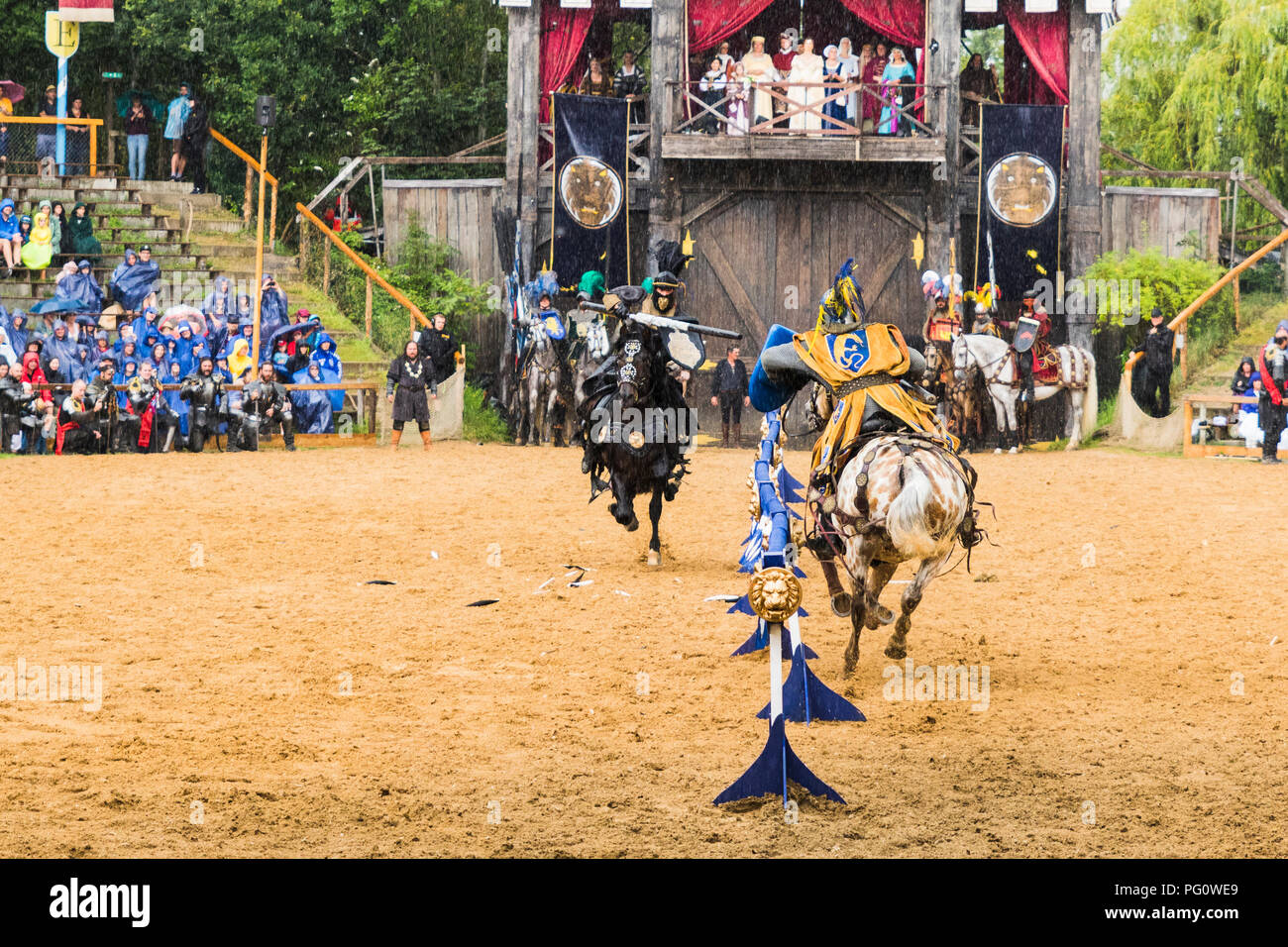 Medieval tournament with knights, performances, shows, food and drink ...