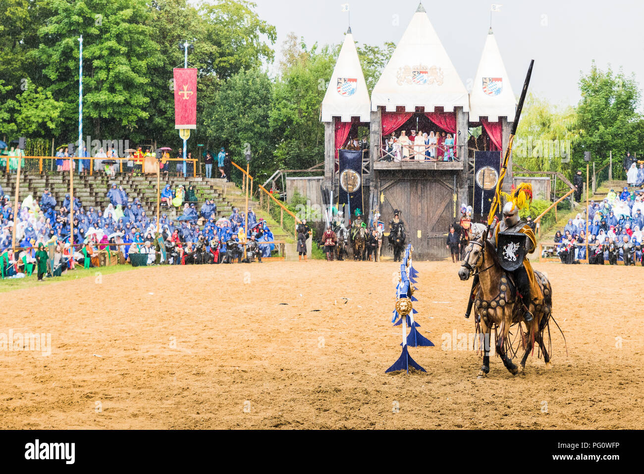 Medieval tournament with knights, performances, shows, food and drink ...