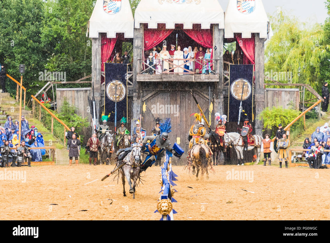 Medieval tournament with knights, performances, shows, food and drink ...
