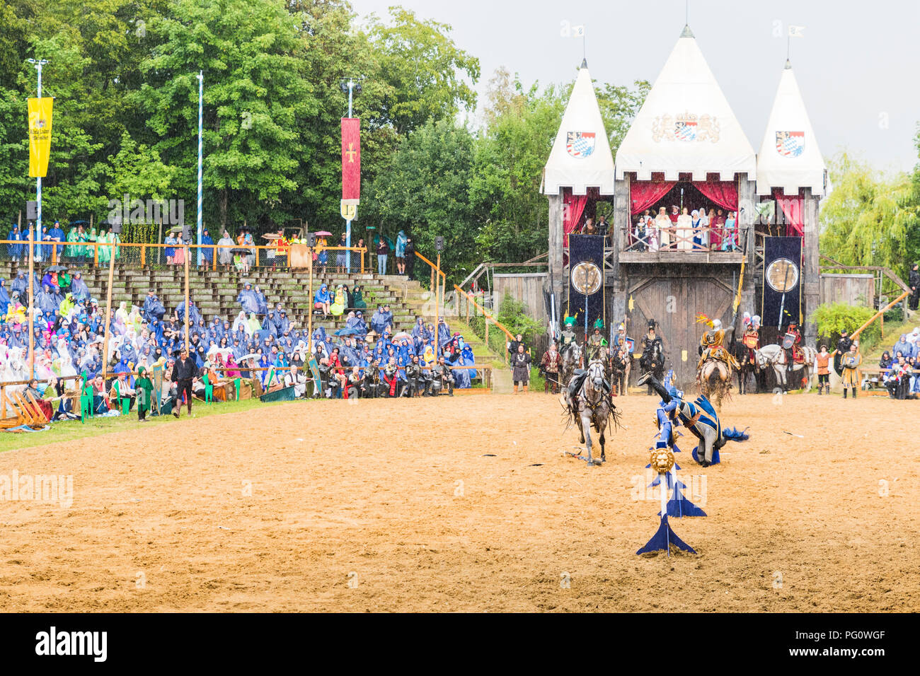 Medieval tournament with knights, performances, shows, food and drink ...