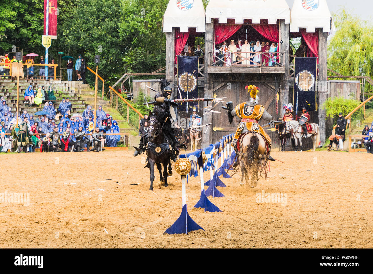 Medieval tournament with knights, performances, shows, food and drink ...