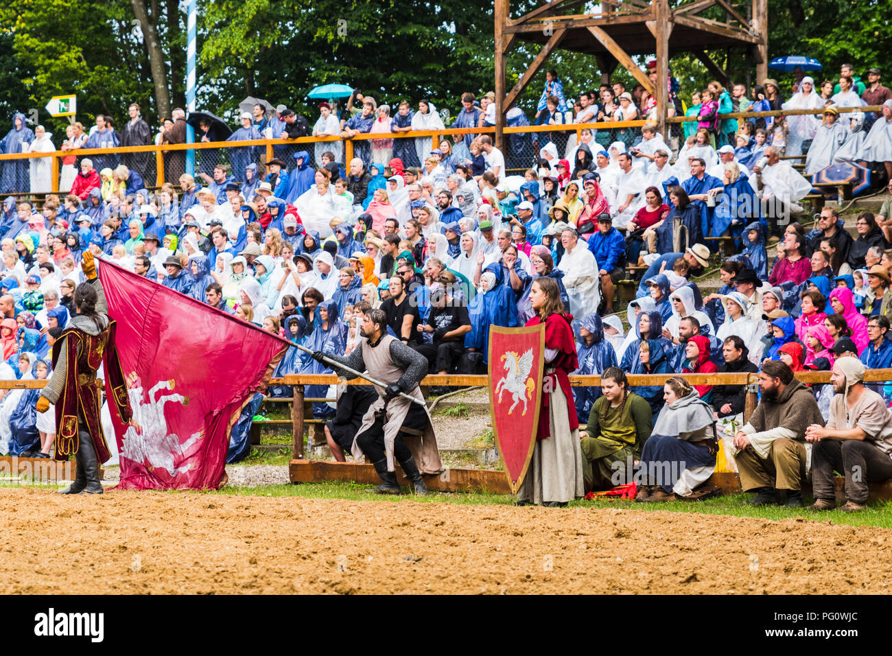 Medieval tournament with knights, performances, shows, food and drink ...