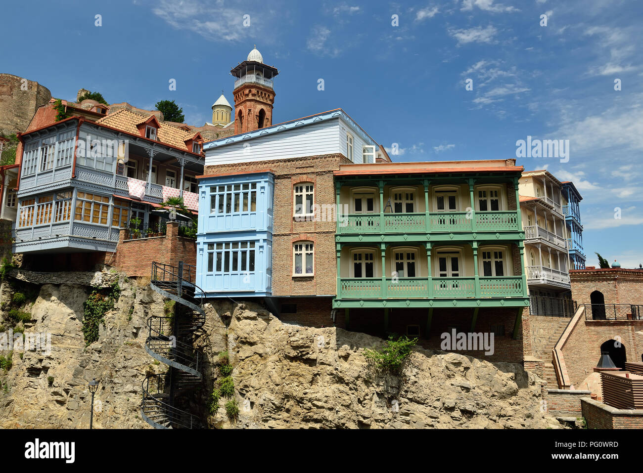 Georgia wooden houses hi-res stock photography and images - Alamy