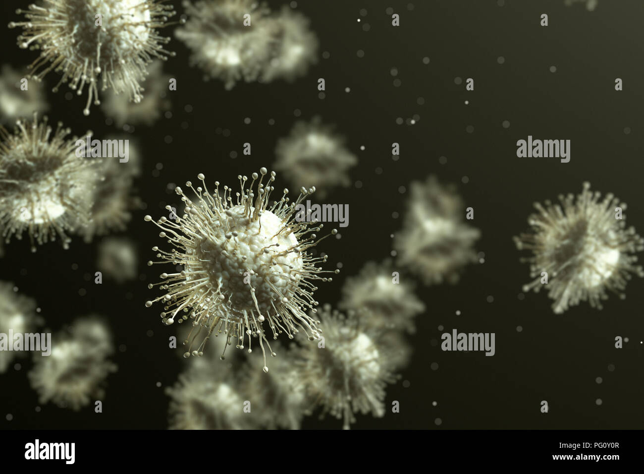 Virus cells background Stock Photo - Alamy