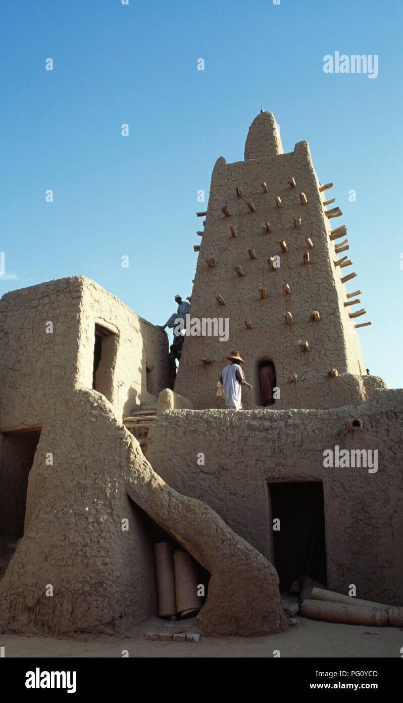 The Djinguereber Mosque in Timbuktu, Mali FOR EDITORIAL USE ONLY Stock ...
