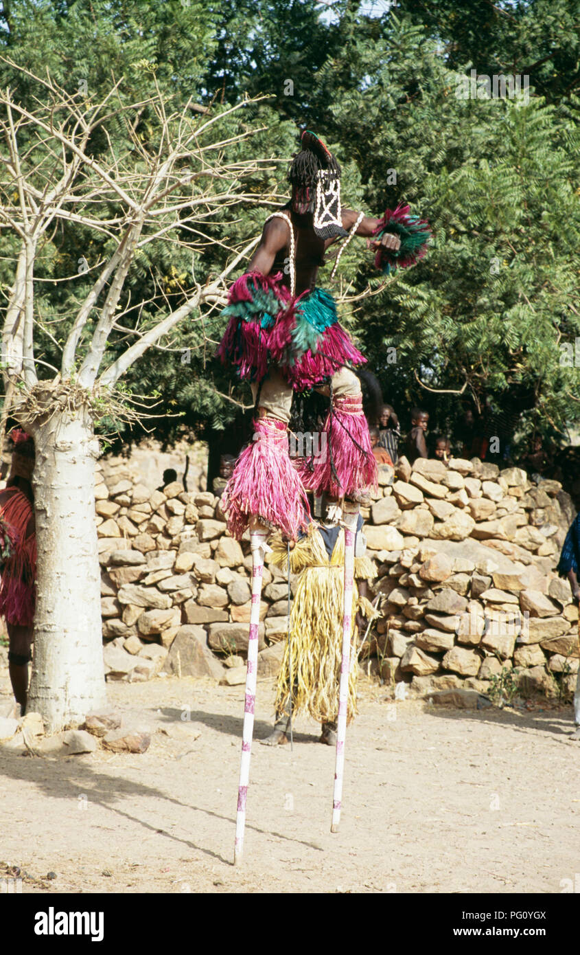 Dogon dance stilts hi-res stock photography and images - Alamy