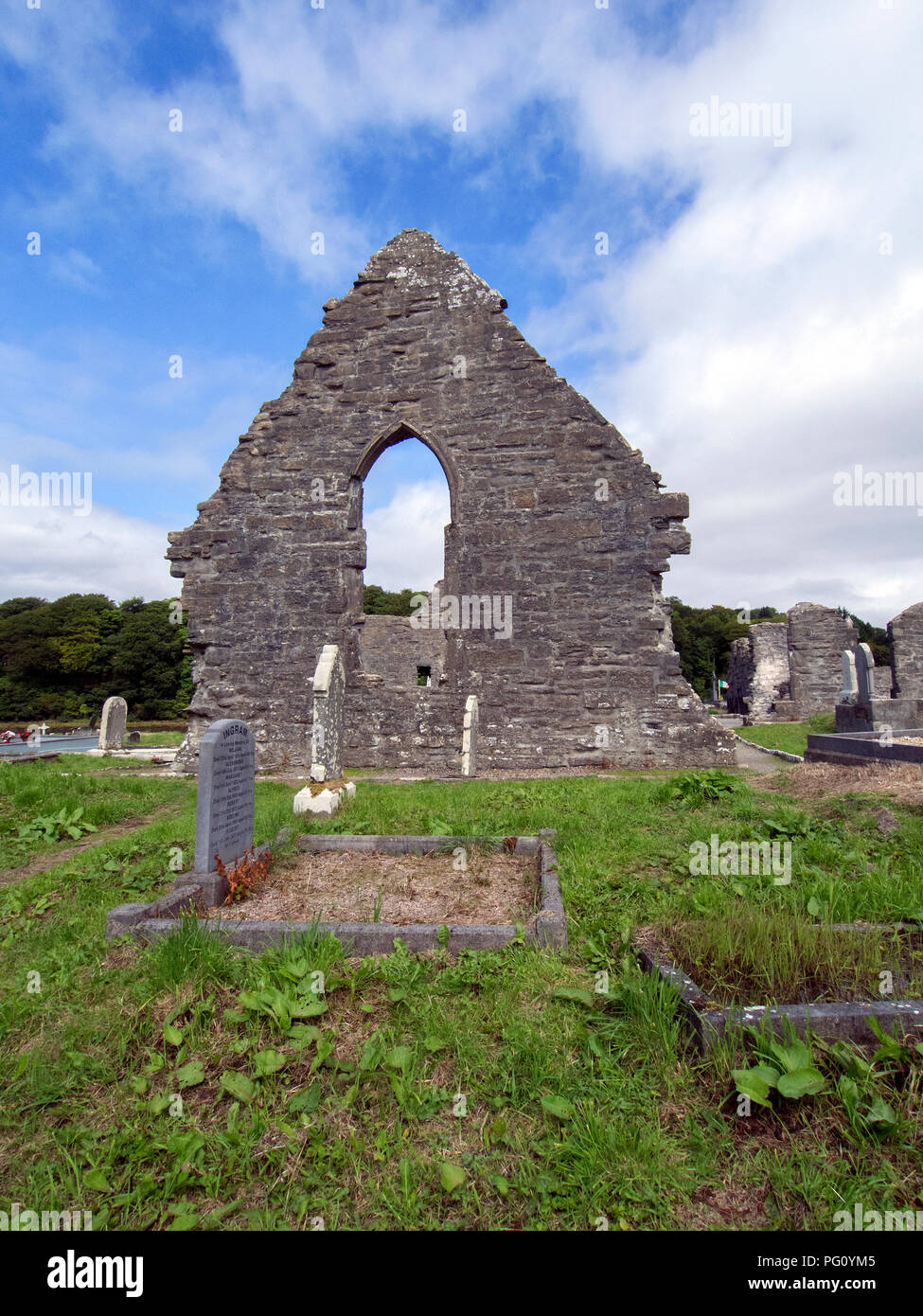 COUNTY DONEGAL, IRELAND - AUGUST 13th 2018: The graveyard of Donegal ...