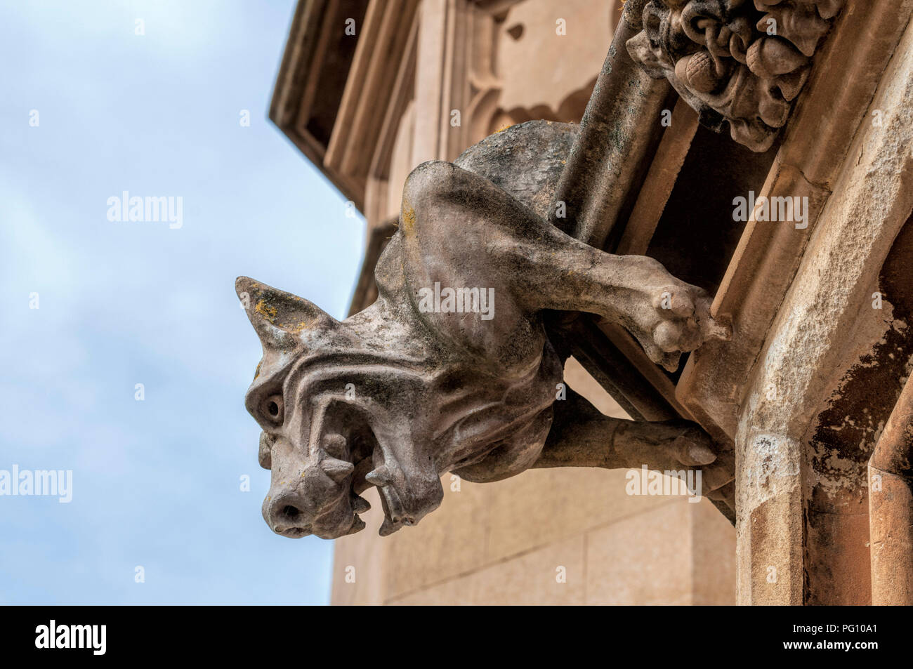 Mythical winged creature Knebworth House UK Stock Photo - Alamy