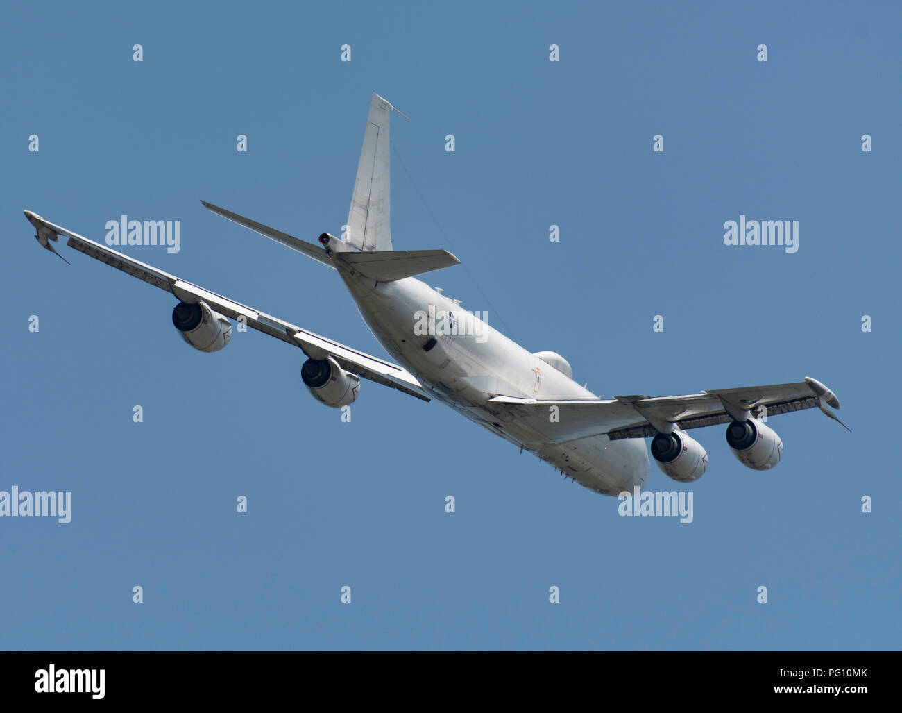 BOSSIER CITY, LA., U.S.A. - AUG. 21, 2018: A U.S. Navy Boeing E-6 ...