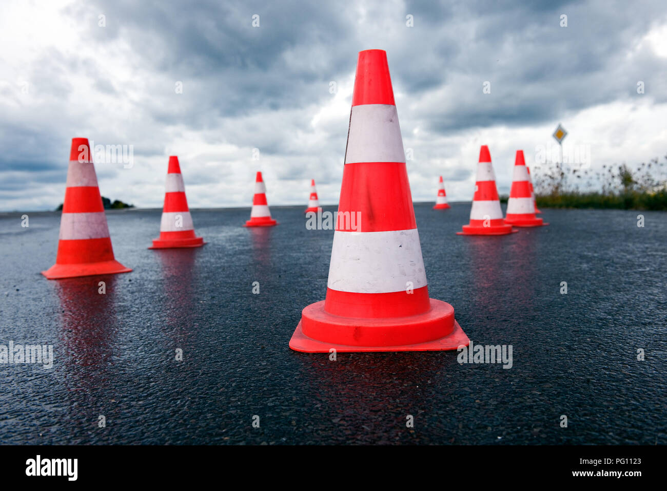 Pylon marker hi-res stock photography and images - Alamy