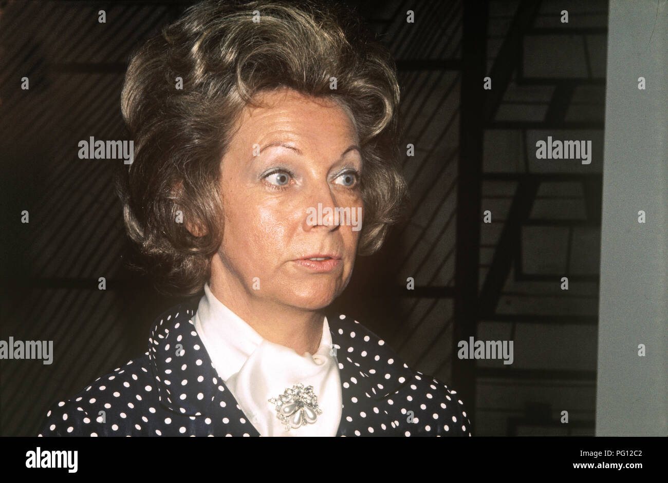 Rut brandt 2nd wife of chancellor willy brandt 16 06 1971 hi-res stock ...