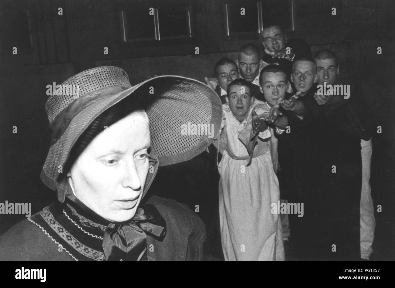 "Sara Thiemann during the premiere of the play ""Die heilige Johanna ...