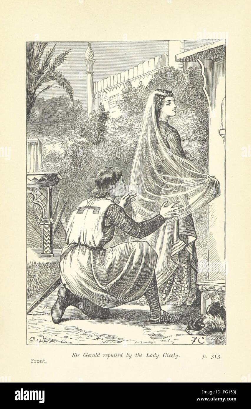 Vintage illustrations of knights hi-res stock photography and images ...