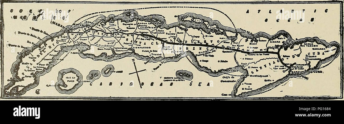 This publication includes a detailed map of the Cuba Railroad ...