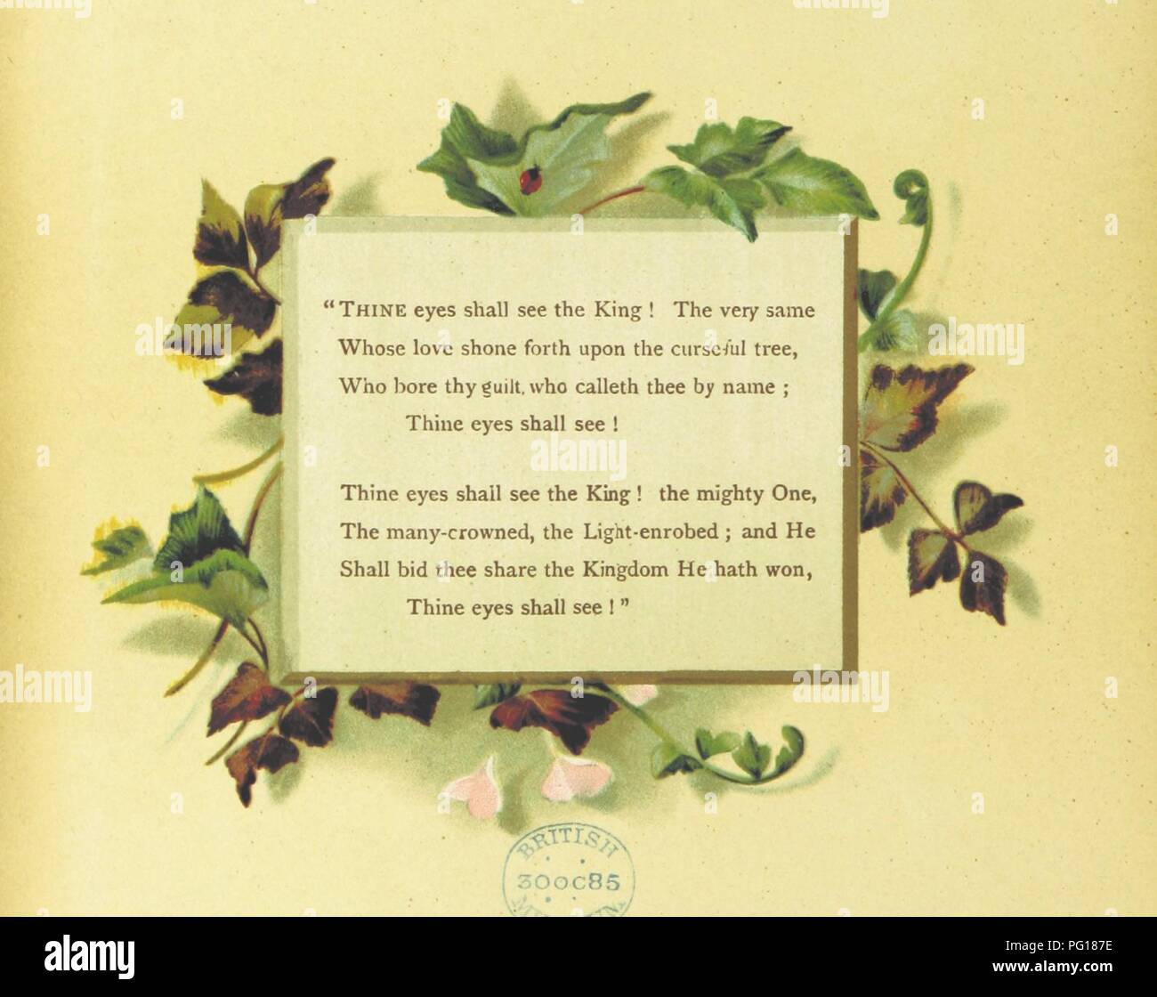 Image from page 20 of 'Songs of the Master's Love. [With illuminated ...