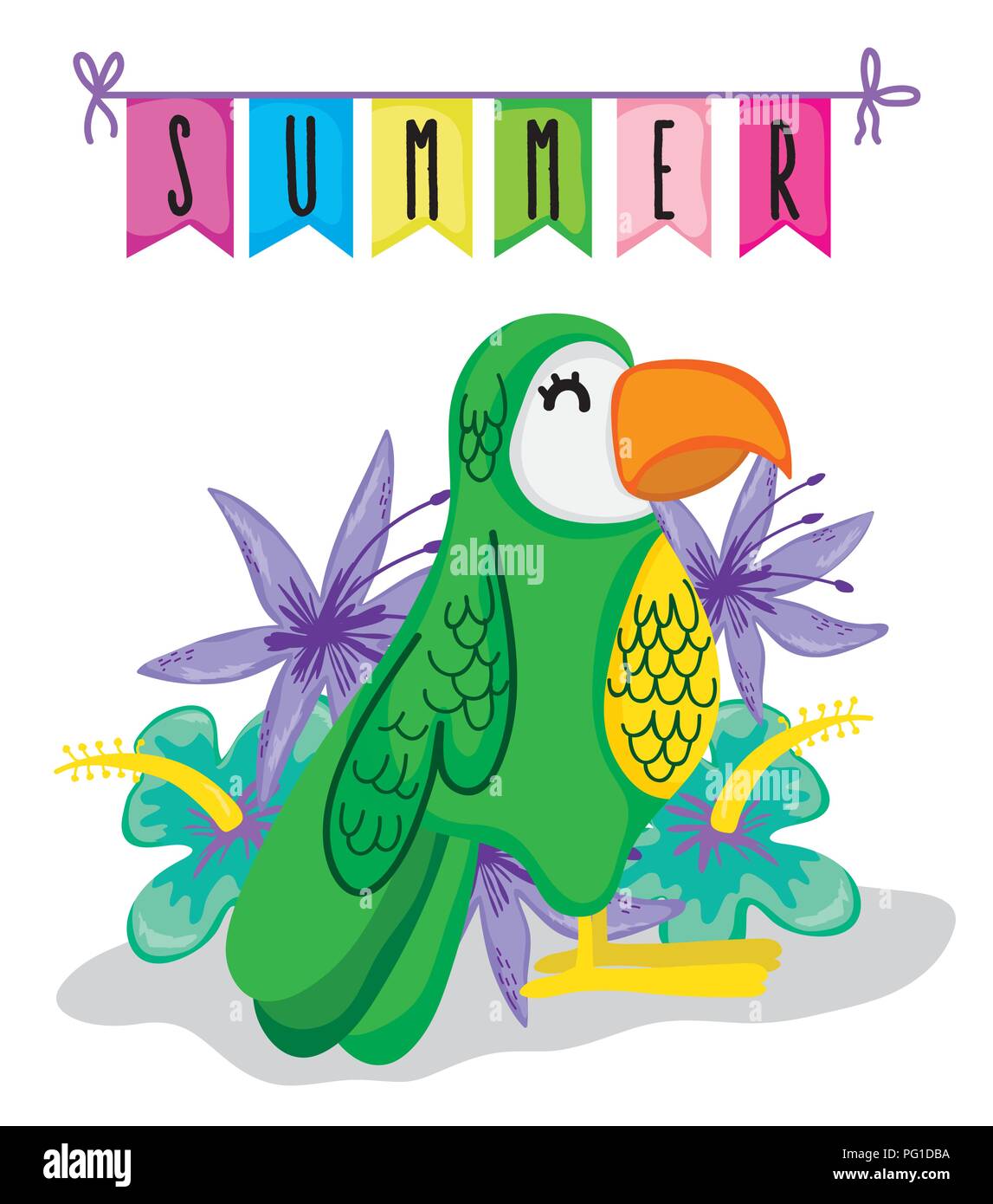 Hello summer cartoons Stock Vector Image & Art - Alamy