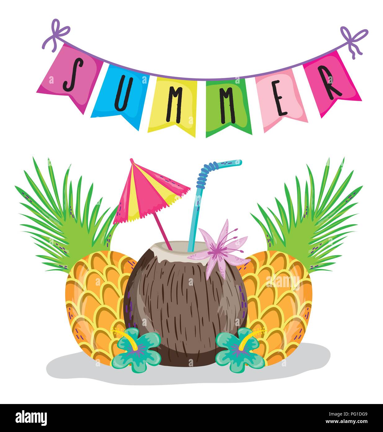 Love summer cartoons Stock Vector Image & Art - Alamy