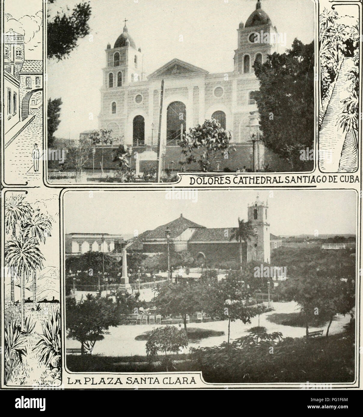 This image shows a scene in Baracoa, Cuba, capturing views of the ...