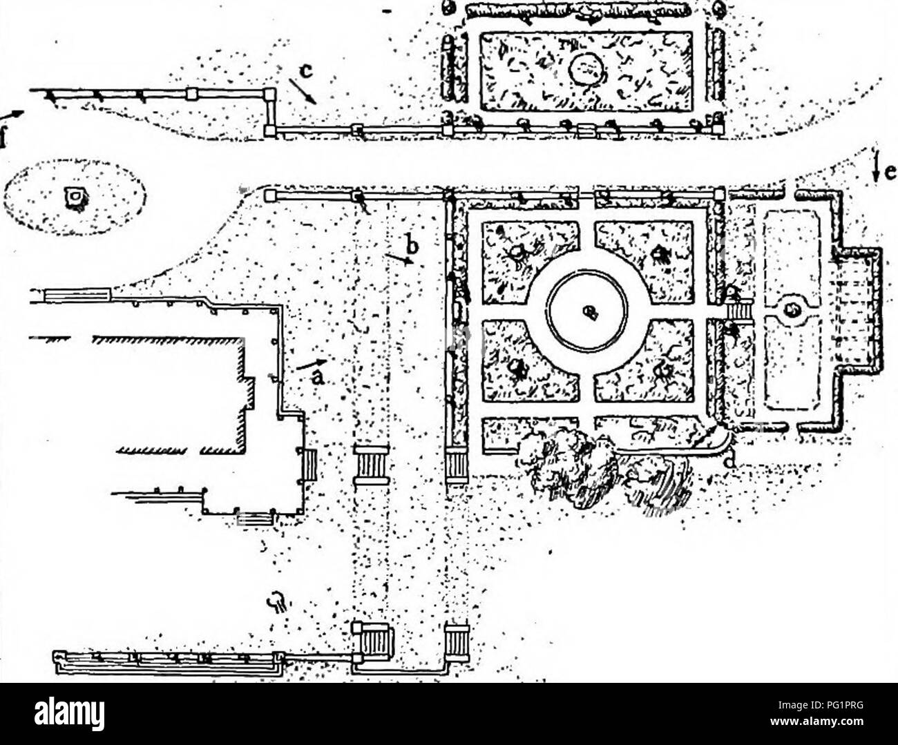 A series of images and descriptions showcasing American gardens ...