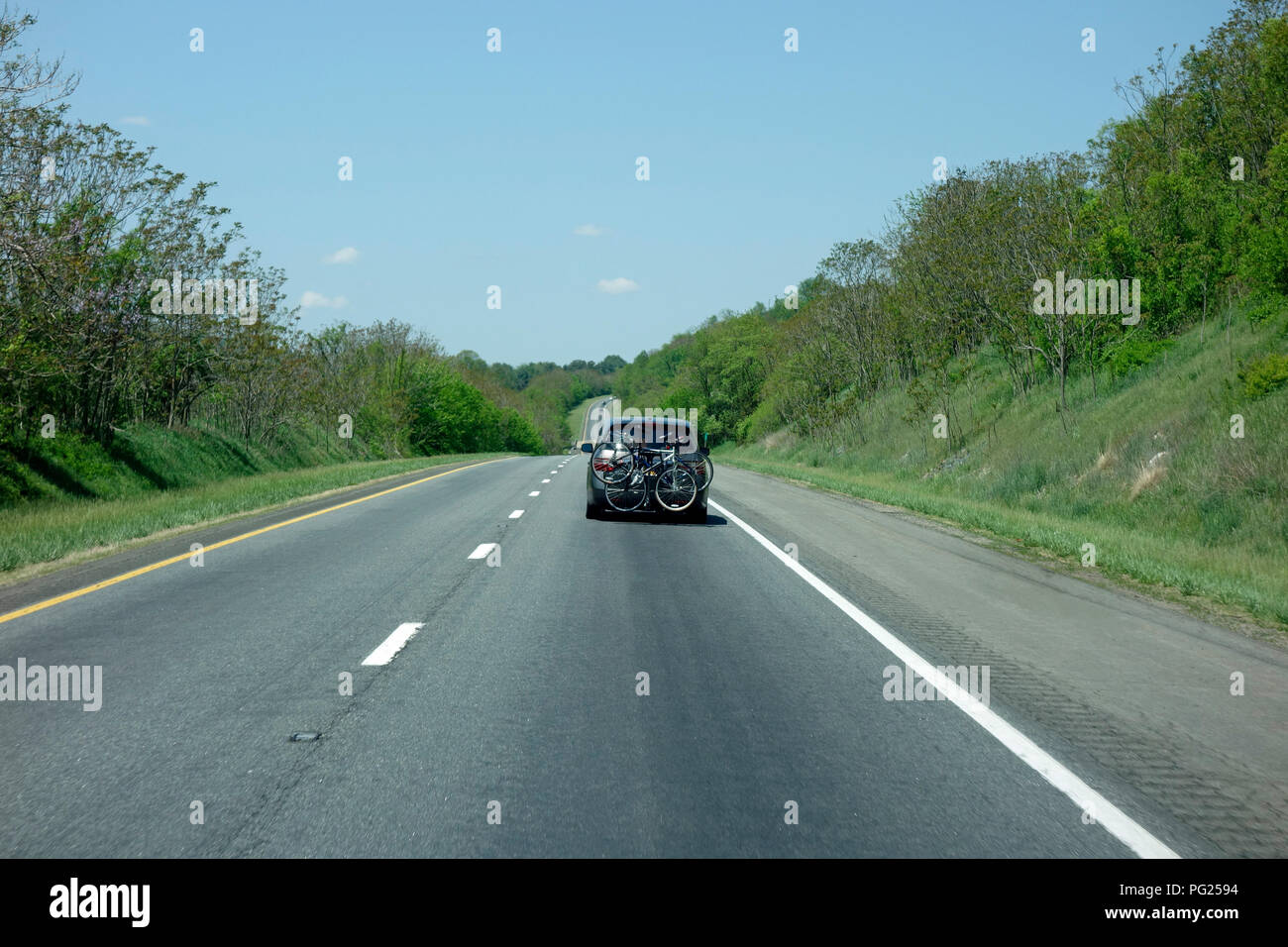 A major interstate highway in the USA route 66 virginia Stock Photo - Alamy