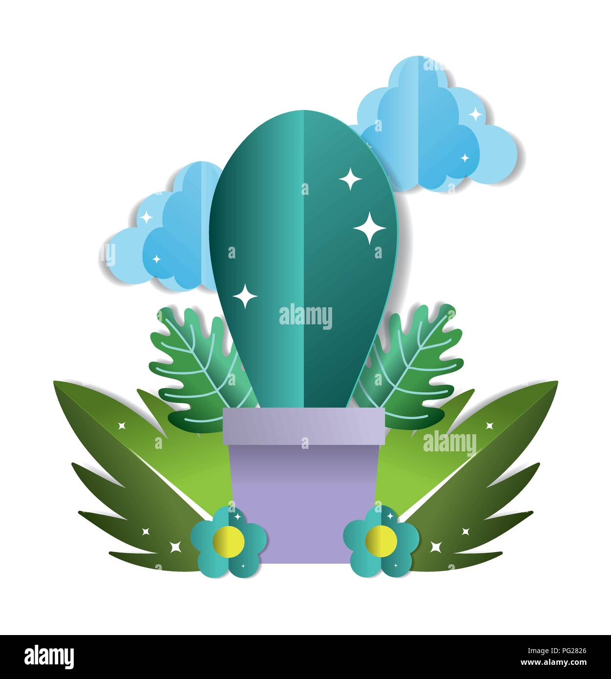 Paper art cartoons Stock Vector Image & Art - Alamy