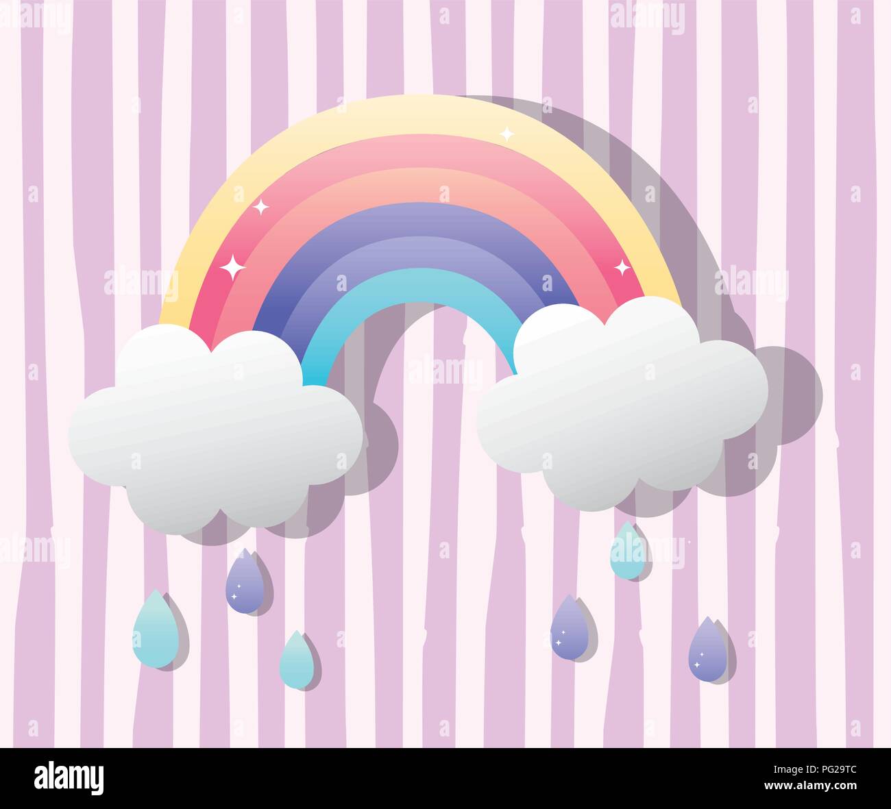 Cartoons rain Stock Vector Images - Alamy