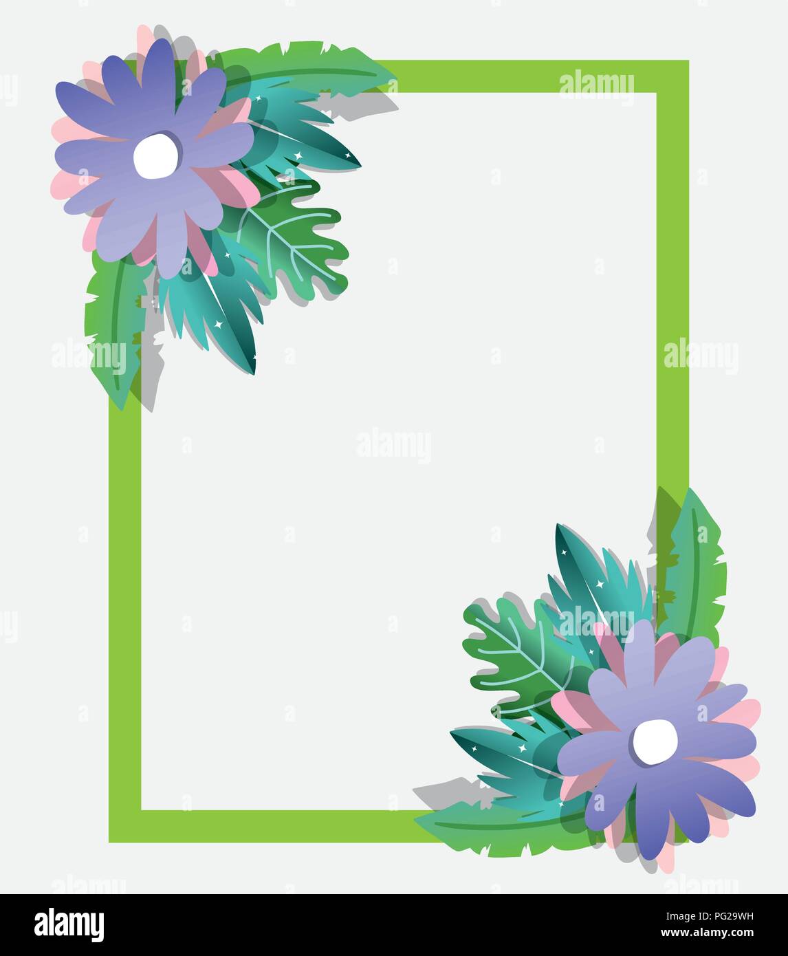 Paper art frame Stock Vector Image & Art - Alamy