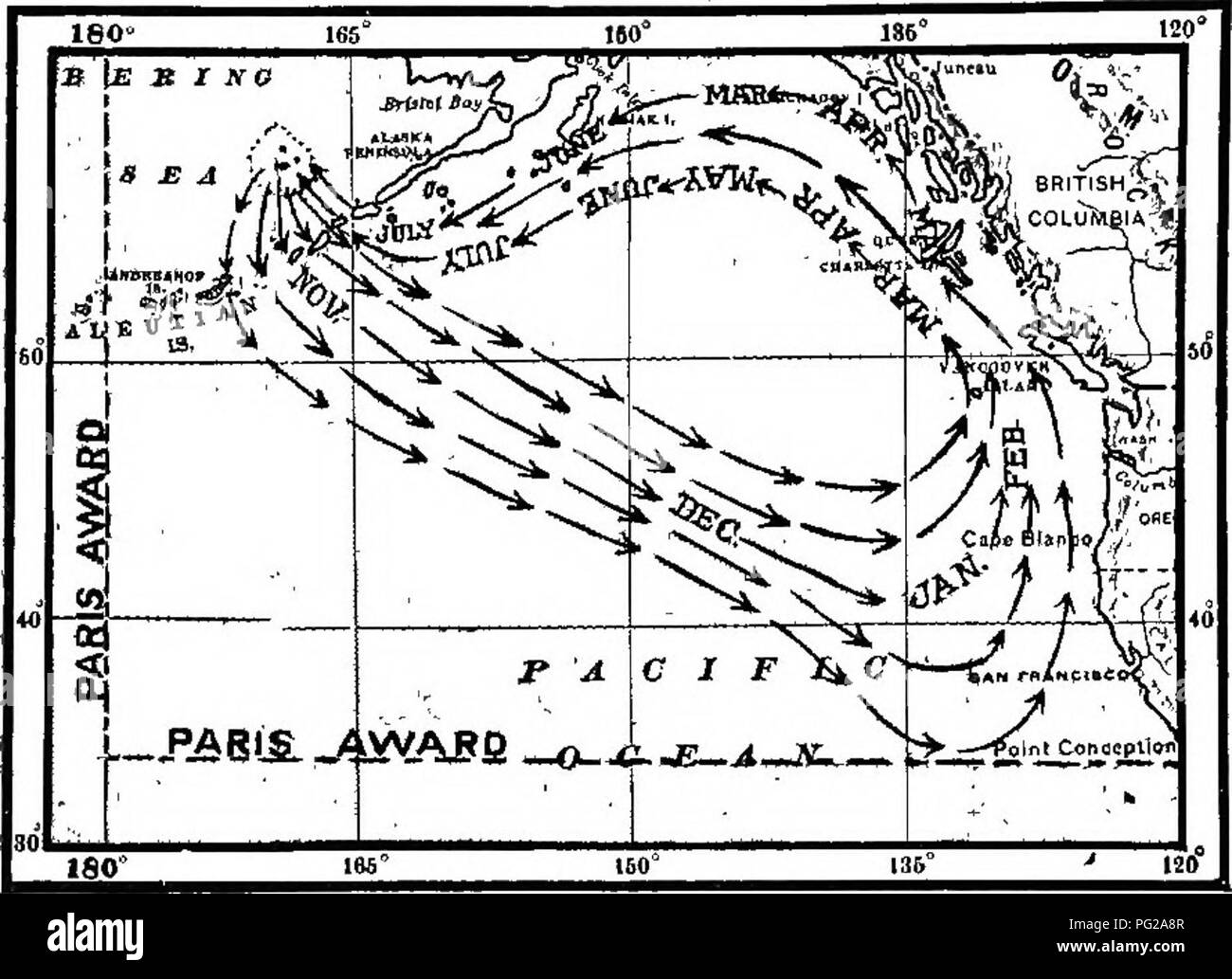 Animal migration map Black and White Stock Photos & Images - Alamy