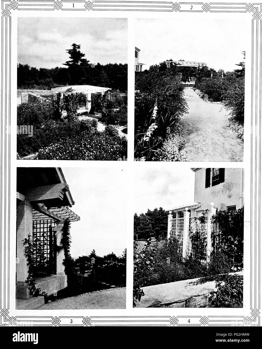 A guide to American landscape gardening, featuring various garden ...