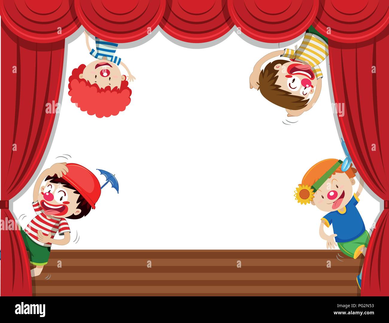 Four Clowns High Resolution Stock Photography and Images - Alamy
