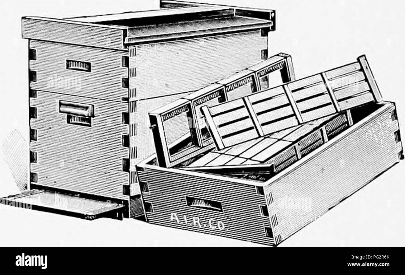 This section on honey bees discusses the Langstroth hive, a standard ...