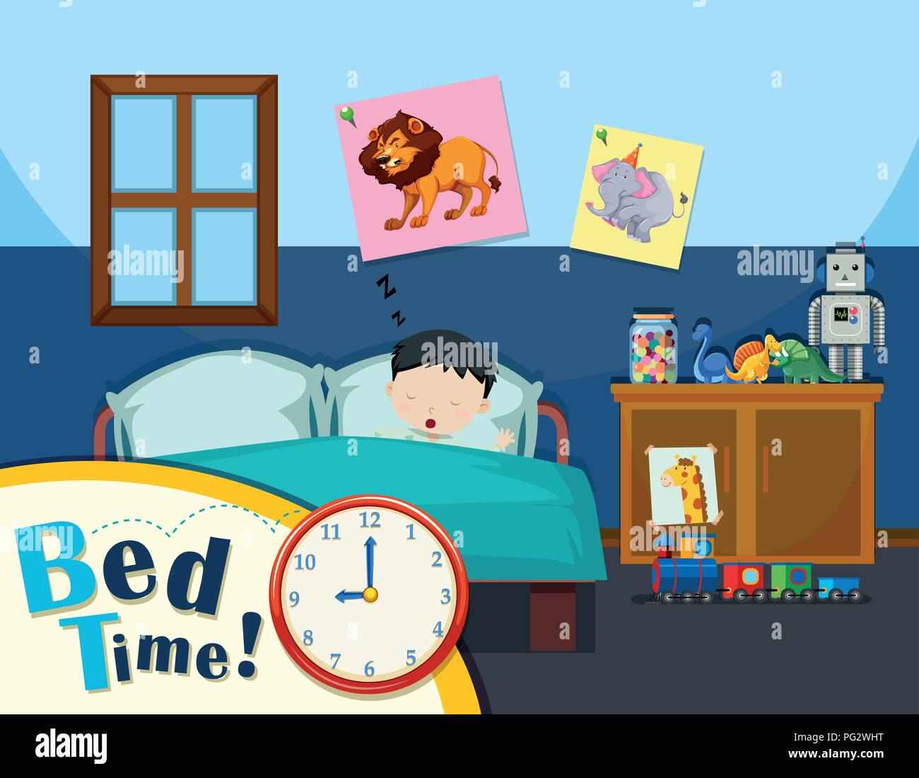 To Go To Bed Clipart