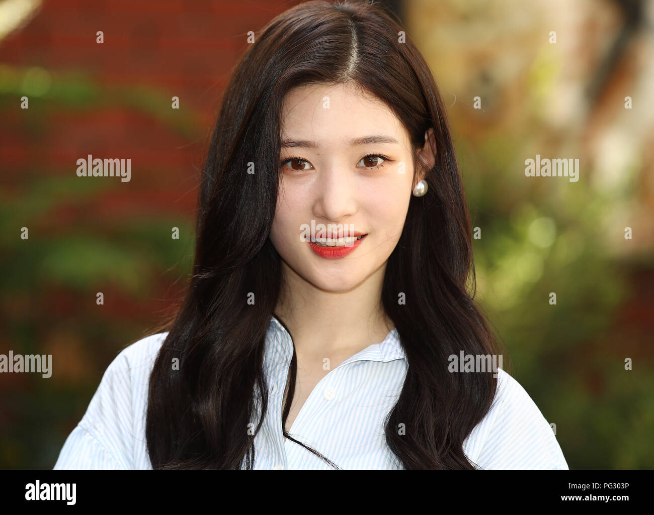 23rd Aug, 2018. S. Korean girl group DIA Jung Chae-yeon, a memebr of ...